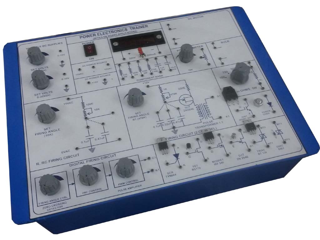 POWER ELECTRONICS TRAINER : TRAINING KITS Manufacturer India POWER ELECTRONICS TRAINER : TRAINING KITS Manufacturer India